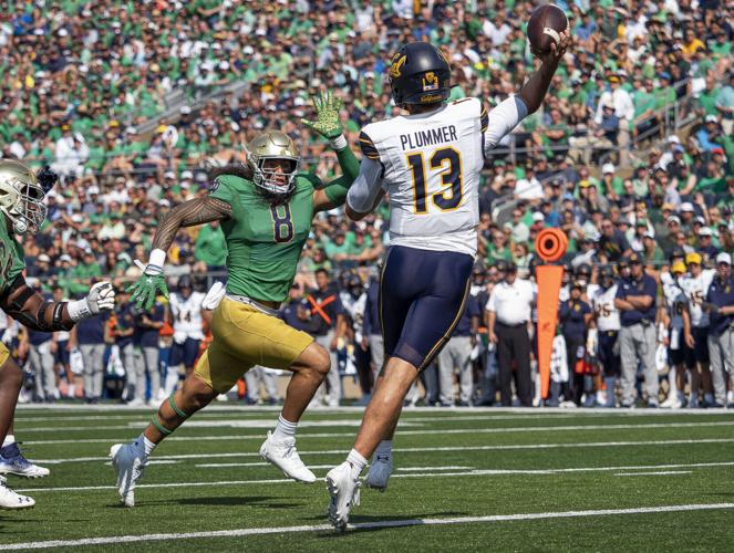 ND FOOTBALL: Fighting Irish upend Cal; Freeman earns first victory ...