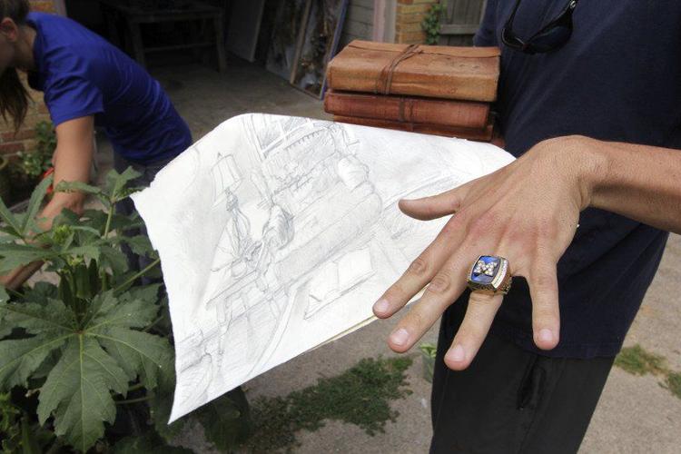 Former University of Michigan athlete turns from the field to canvas ...