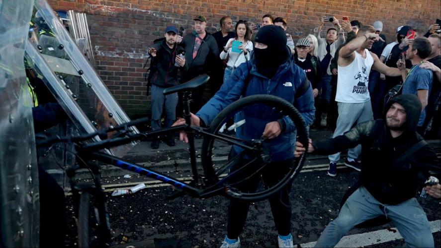 UK government condemns violence at protest over teen's stabbing death ...