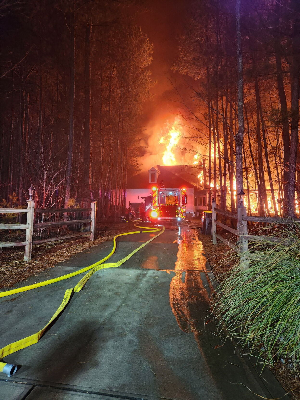 Father of NASCAR driver Denny Hamlin dies after house fire, mother ...