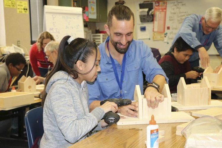 Birdhouse kits teach Mary Beck students collaboration | Local News ...