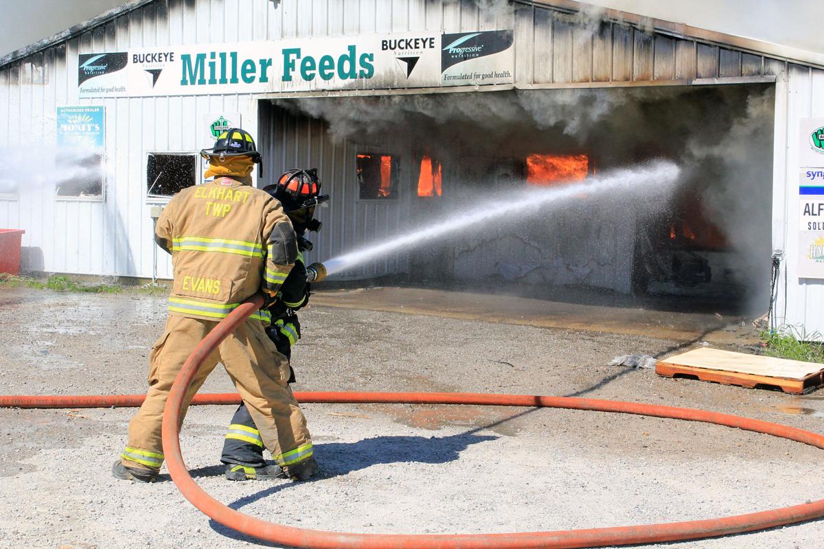 Miller Feeds near Middlebury destroyed by fire | News | goshennews.com