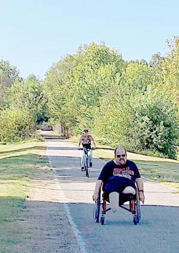 Indy man 'wheeling' to raise awareness, money for others' medical debt ...