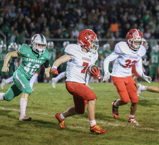 PREP FOOTBALL: No. 1 Concord rolls past Goshen, moves to 7-0 | Sports ...