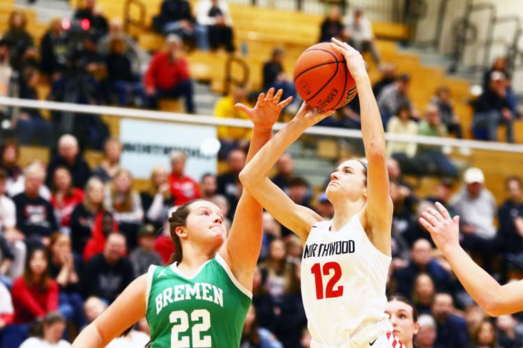 GALLERY: NorthWood girls basketball faces Bremen at Huntington North 3A ...