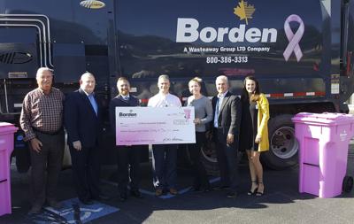 Borden Waste-Away, customer donate to Goshen Center for Cancer Care ...