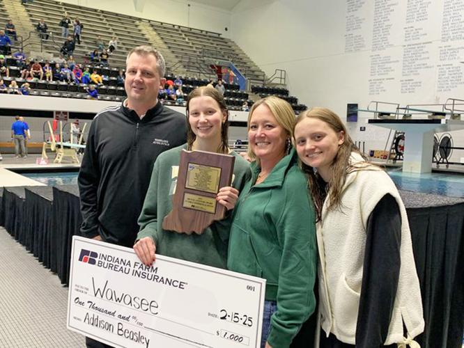 PREP GIRLS SWIMMING: Wawasee’s Mishler wins first two state titles ...