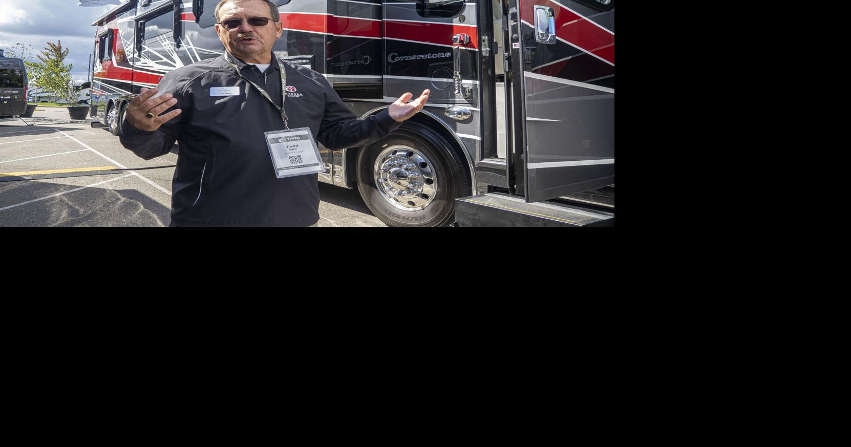 RV companies show newest innovations at Elkhart Dealer Open House ...