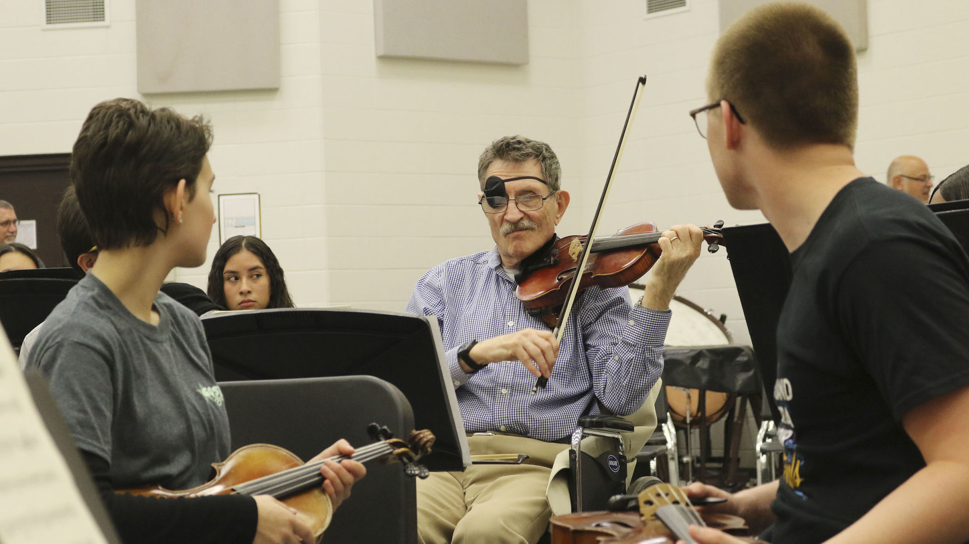 Retired music professional joins GHS orchestra to fulfill 'dream ...