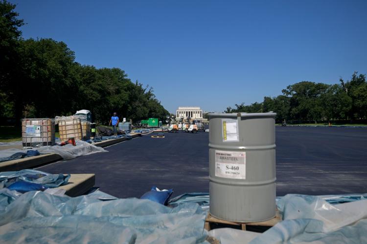 Water begins refilling Reflecting Pool after Trump's renovation to ...