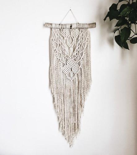 Local artist finds joy weaving together modern macramé, motherhood ...