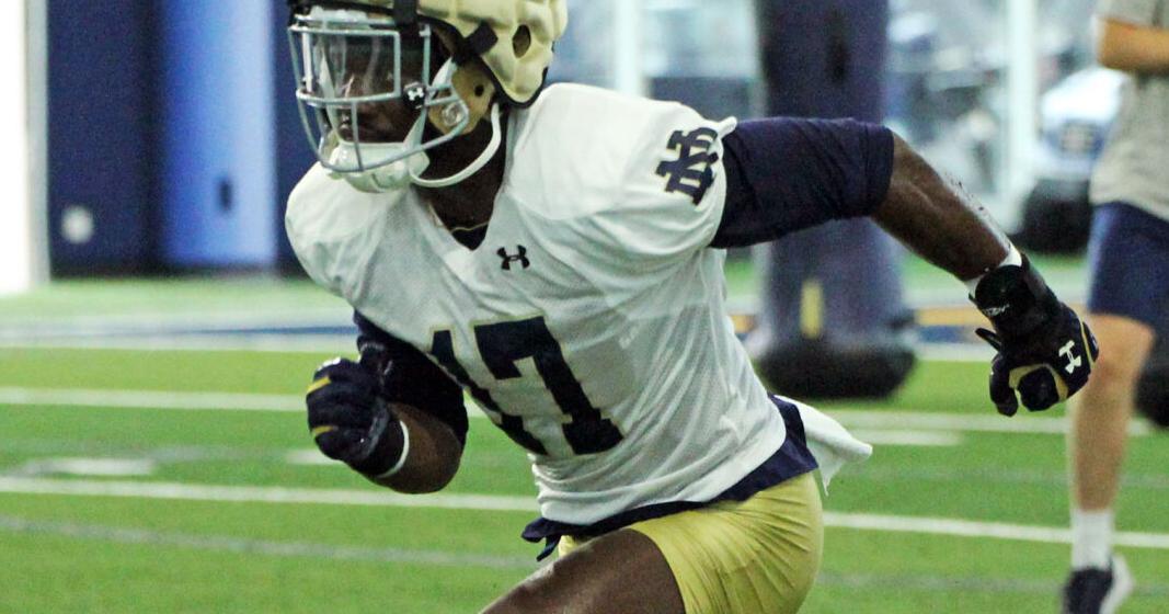 ND FOOTBALL: Making progress has helped Sneed find field as freshman ...