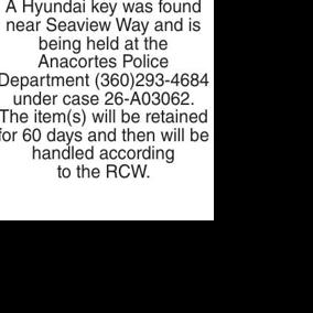 A Hyundai key was found near | Other | goskagit.com