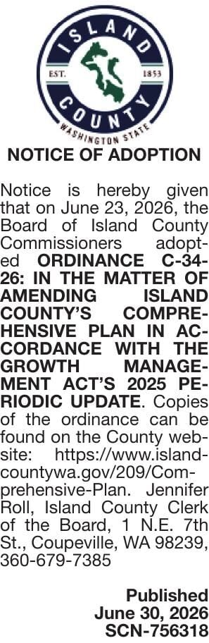 SCN-756318 ORD. C-34-26 Adopted | Legal Announcements | goskagit.com