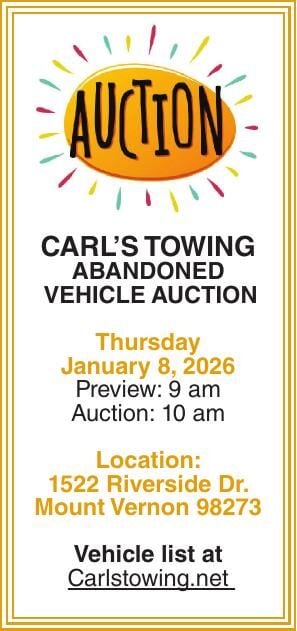 CARLS TOWING ABANDONED VEHICLE | Auctions | goskagit.com