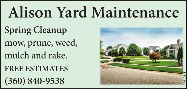 Alison Yard Maintenance | Services | goskagit.com