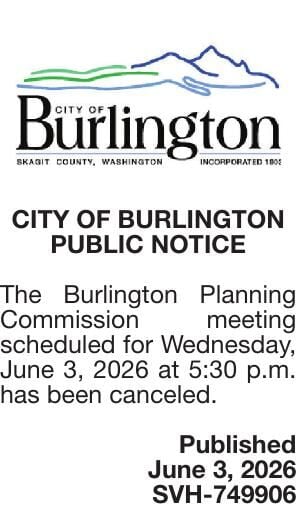 SVH-749906 Meeting canceled 6/3 | Legal Announcements | goskagit.com