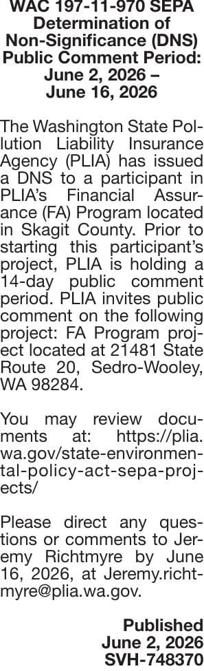 SVH-748370 Public Comment Perio 6/2-6/13 | Legal Announcements ...