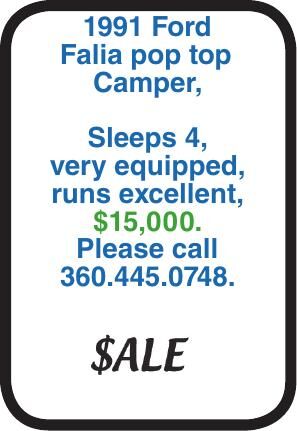 1991 Ford Falia pop top Camper for sale | RVs & Motor Homes | goskagit.com