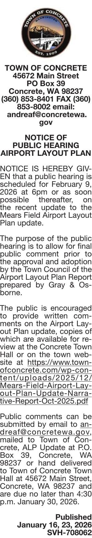 SVH-708062 Airport Layout Plan | Legal Announcements | goskagit.com