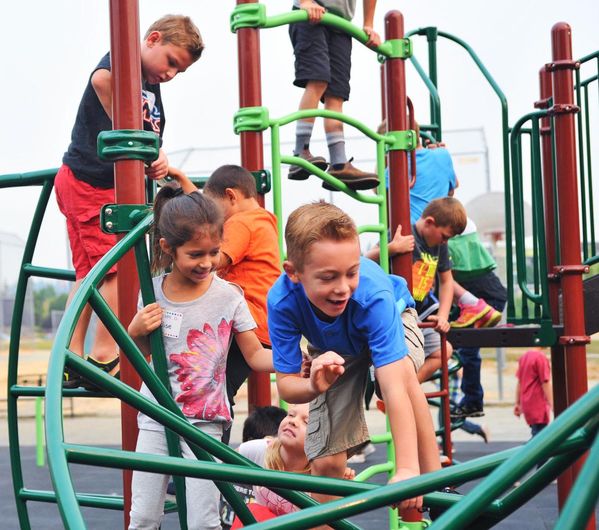 Photo gallery: Twin City Elementary's new playground, 9.6.17 | Gallery ...