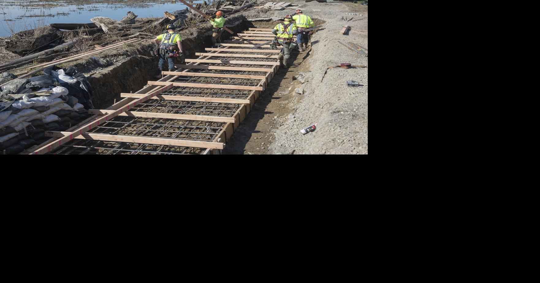 Dike work begins at Skagit Wildlife Area Headquarters Unit | Fruit ...