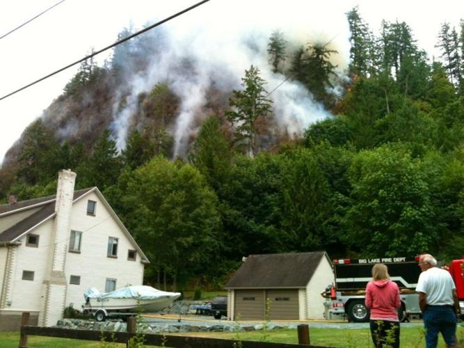 Big Rock fire closes parts of Highway 9 | News | goskagit.com