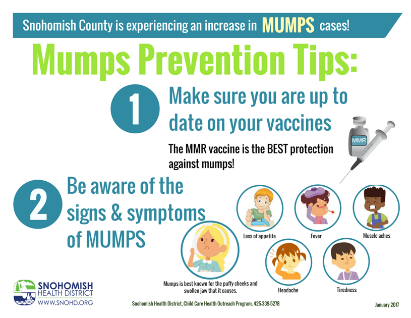 Mumps outbreak spreading in Snohomish County | News | goskagit.com