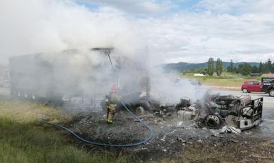 Truck fire affects I-5 traffic | Local News | goskagit.com