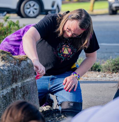 PFLAG re-chalks Port Susan Trail after city washes away artwork by ...