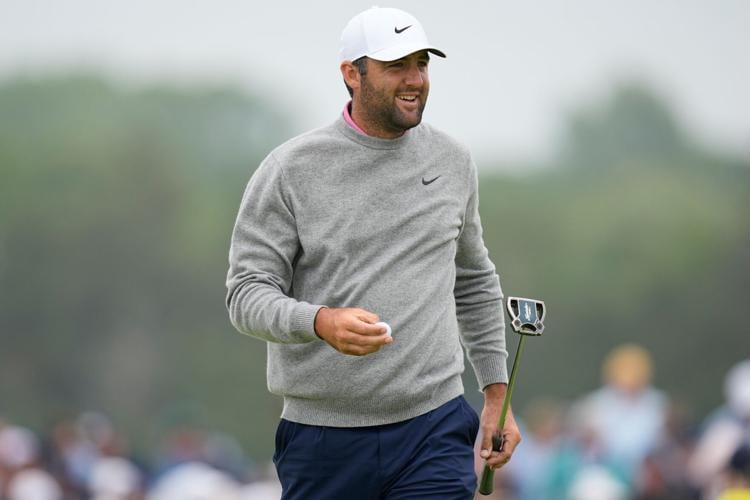 Scheffler shoots 2 over at windy US Open, will need to rebound to ...