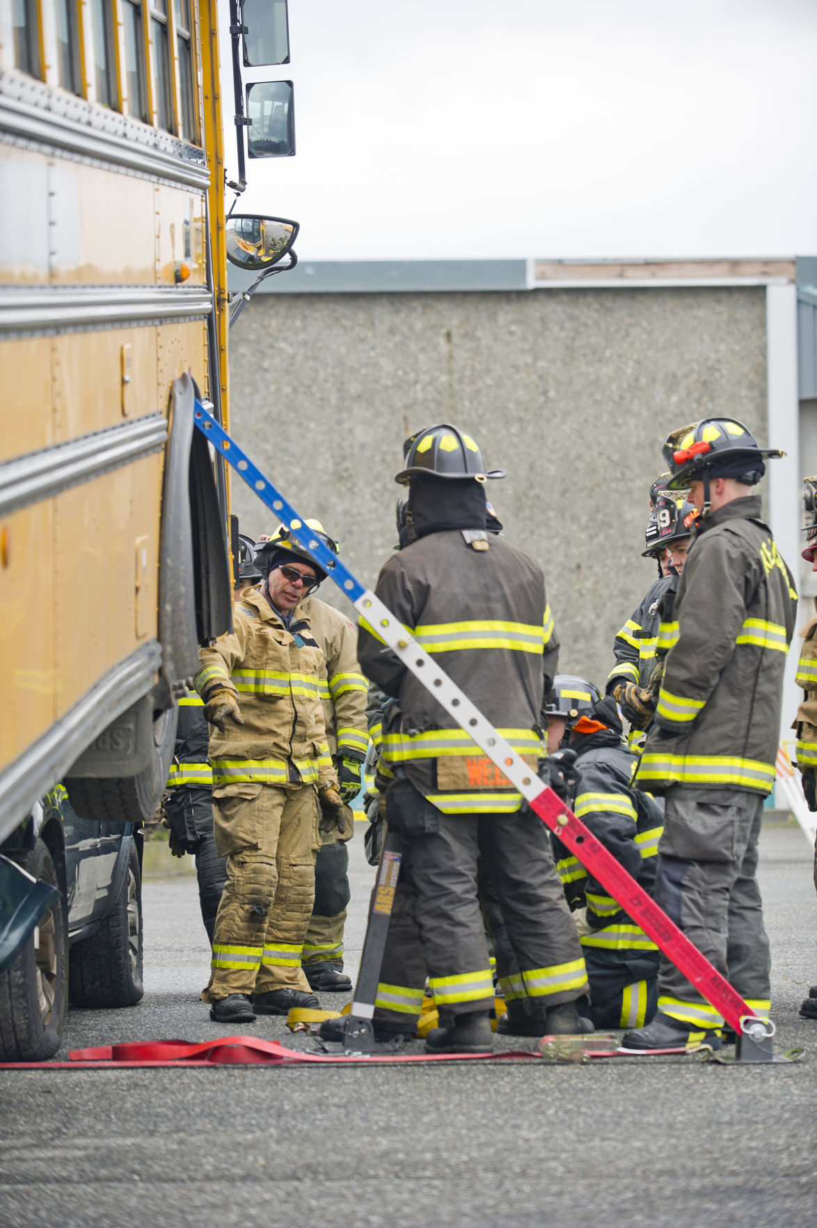Photo Gallery: Firefighters train on school buses | Gallery | goskagit.com