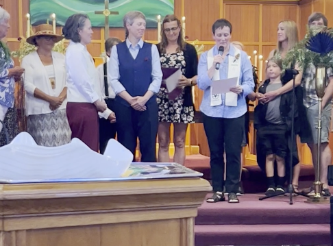 A Love Story: Church celebrates pastor's marriage, complete with ...