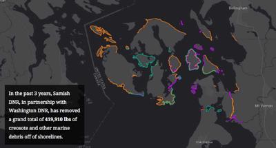 Samish tribe honored for map detailing marine cleanup efforts | Arts ...