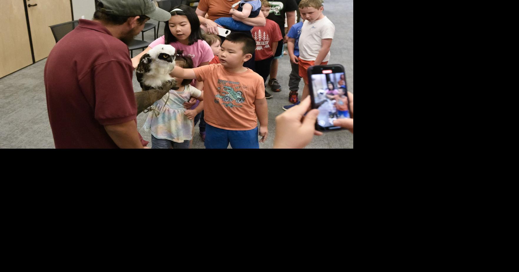 Raptor show held at Mount Vernon Library Commons | Education | goskagit.com