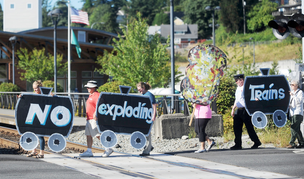 Skagit oil train protest continues | All Access | goskagit.com