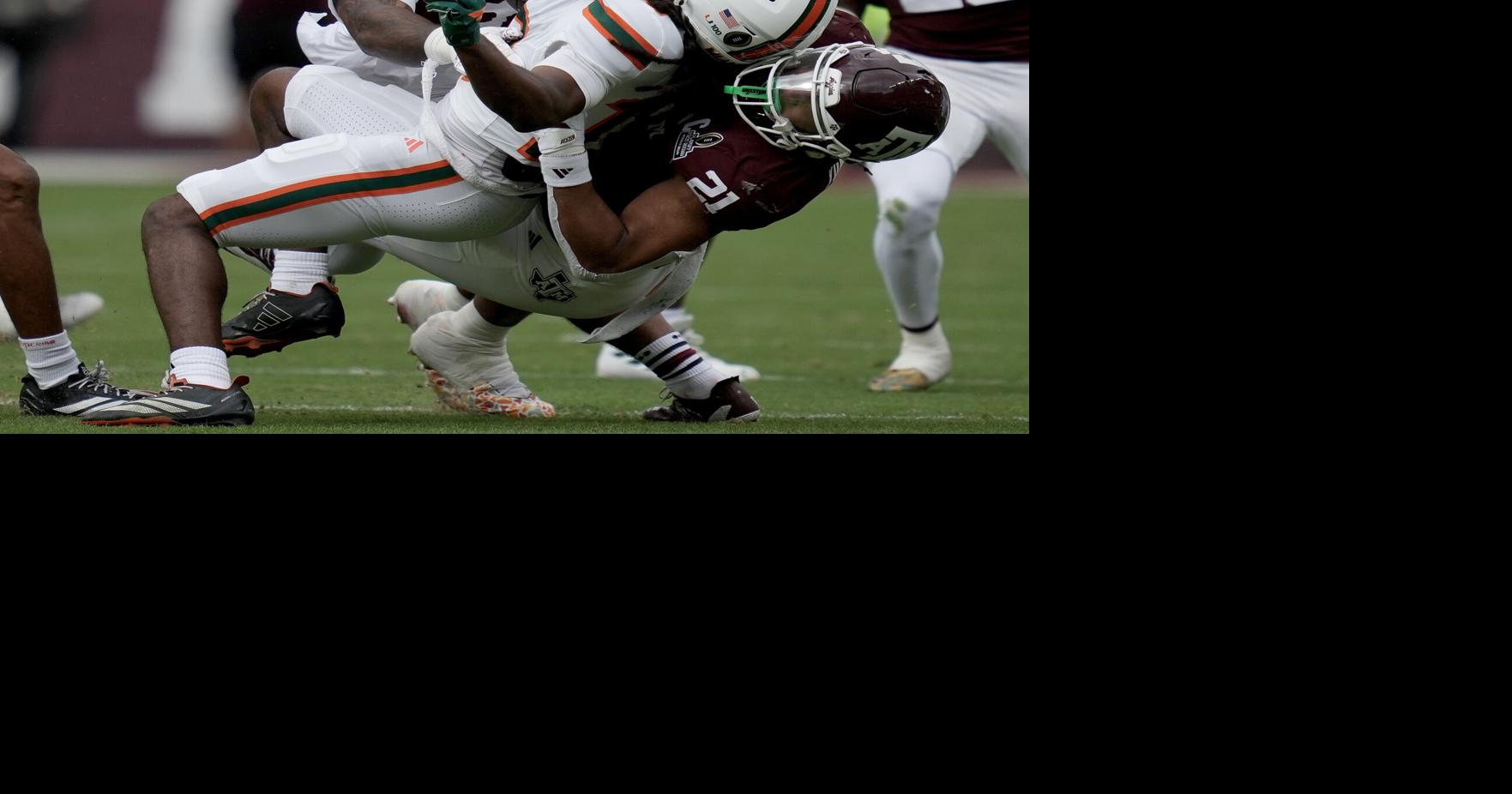 Miami's fierce defense dominates Texas A&M to advance to Cotton Bowl ...