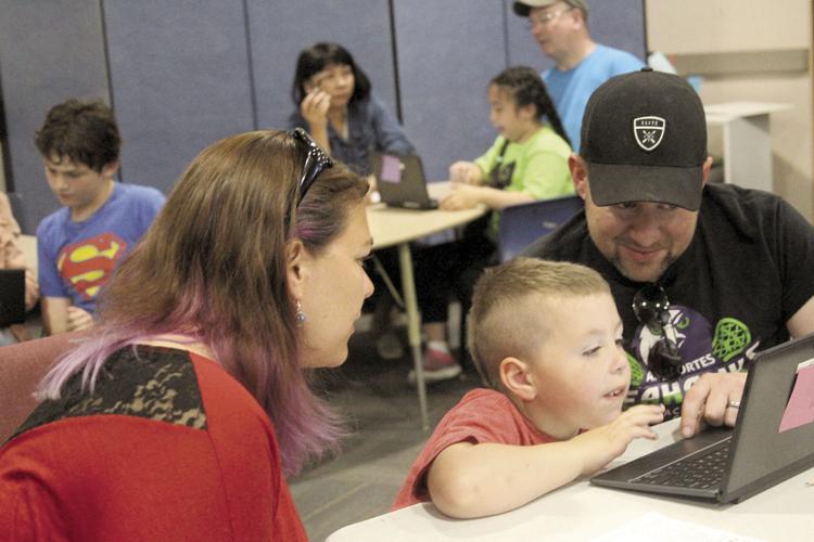 Family members spend an hour learning to code together | Arts And ...