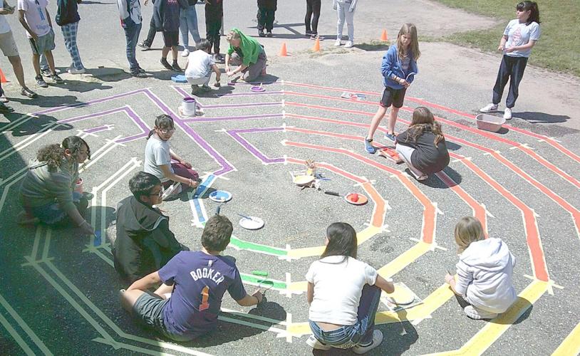 Burlington-Edison School District students paint labyrinths | Education ...