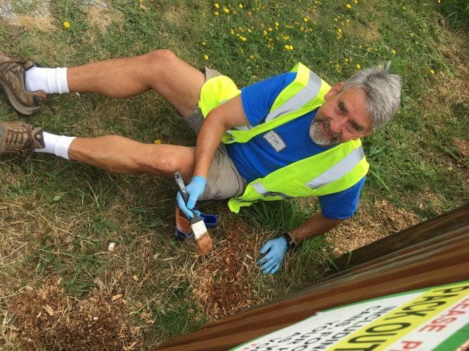 Rotarians continue sprucing up Freedom Park | News | goskagit.com