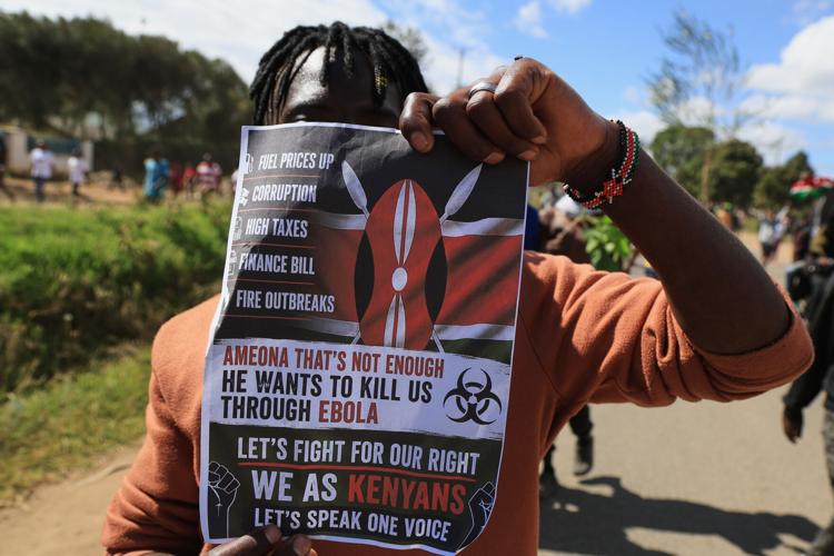 Hundreds of youths protest outside Kenya's Ebola quarantine center for ...