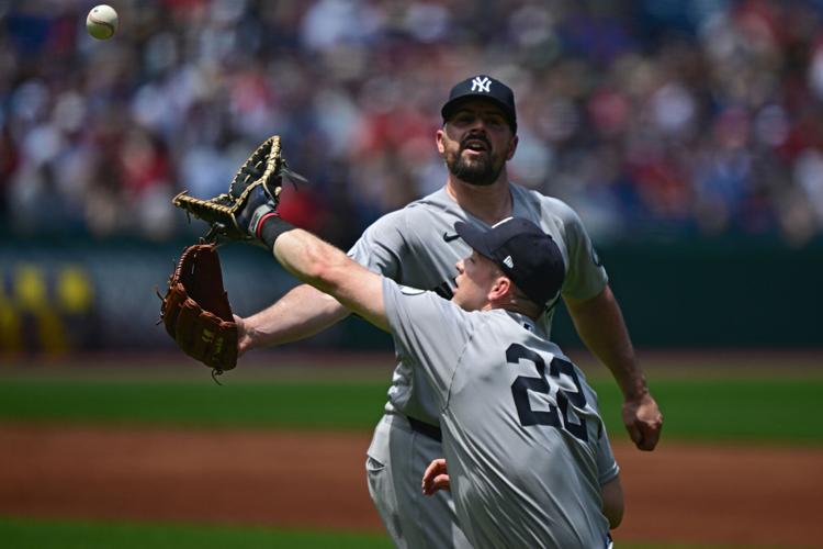 Jazz Chisolm Jr. drives in 3 runs, Yankees topple Guardians 8-4 to ...