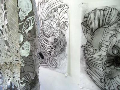 Seattle artist's drawings featured at Gallery Walk | News | goskagit.com
