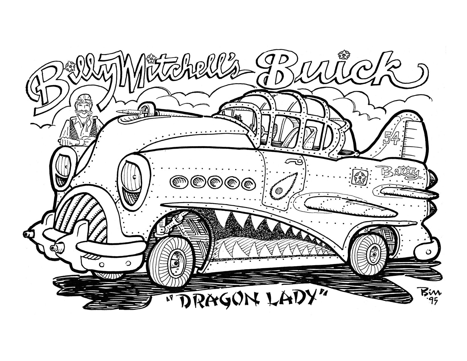 buick coloring pages