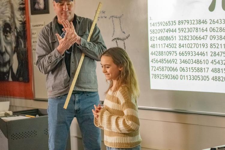 Elementary school students break class Pi Day record | Education ...