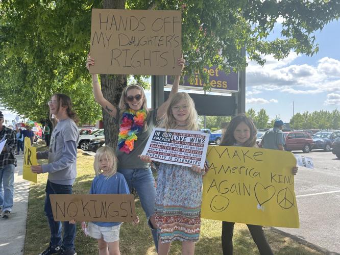 Thousands gather for 'No Kings' protest in Burlington | News | goskagit.com