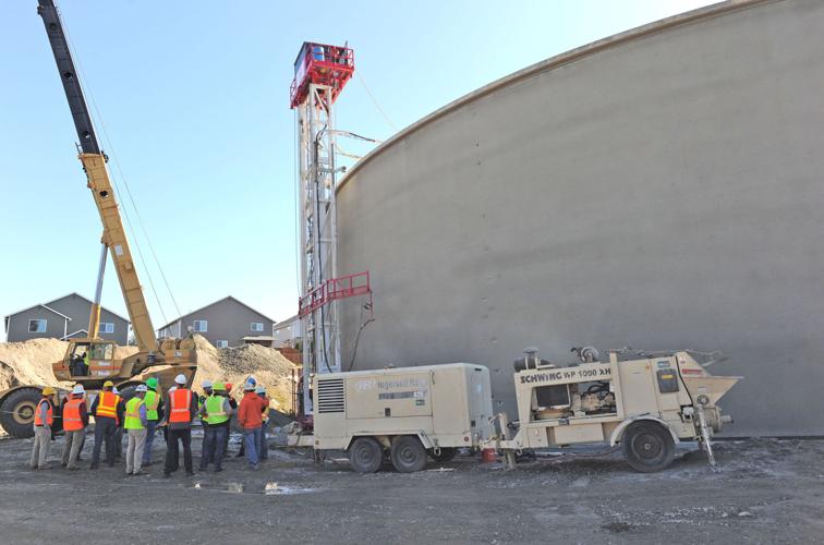 Mount Vernon water tank nears completion | News | goskagit.com