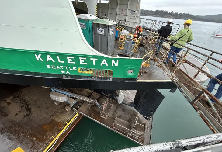 Exploring a state ferry in dry dock | Local News | goskagit.com