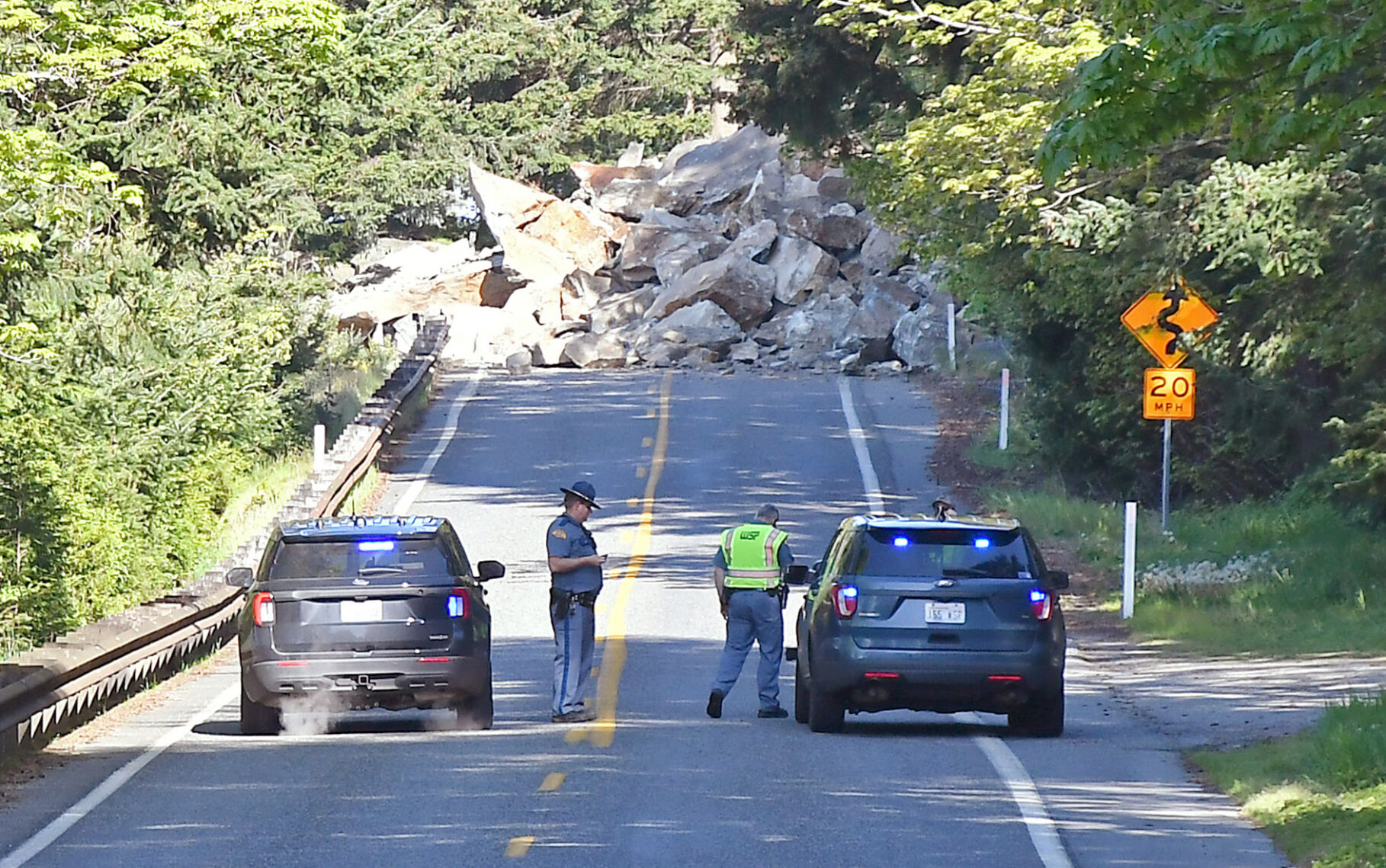 Chuckanut Drive reopens after 58-day closure due to rockslide | News ...