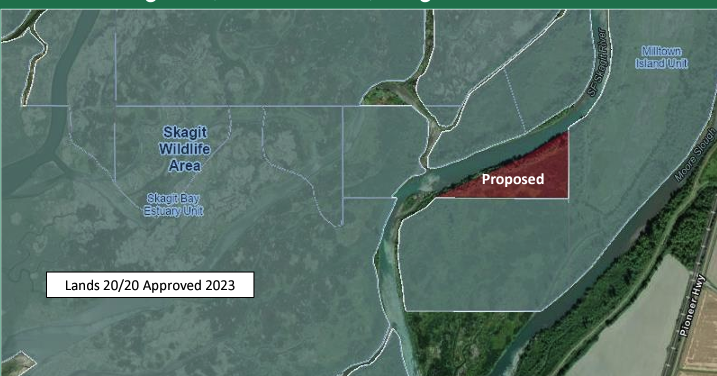 Fish and Wildlife adding 15 acres to Milltown Island Unit of Skagit ...